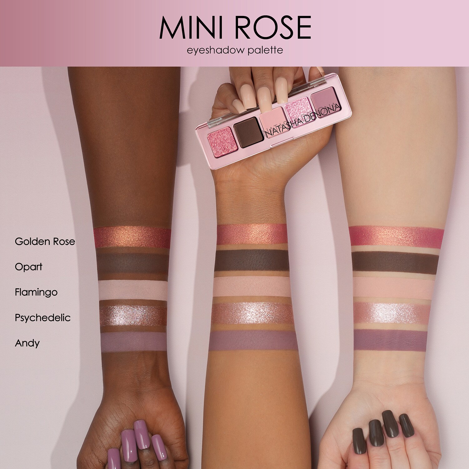 Mini Rose Palette - Palette di ombretti di NATASHA DENONA ≡ SEPHORA